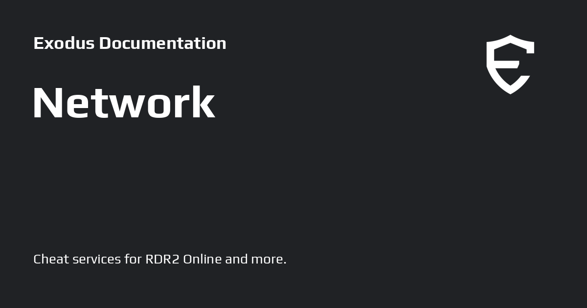 Exodus • Documentation • Network