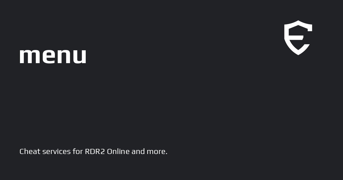 Exodus • Documentation • Menu