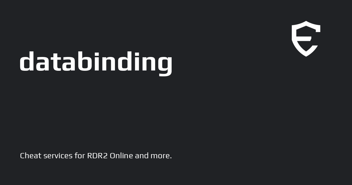 Exodus • Documentation • Databinding