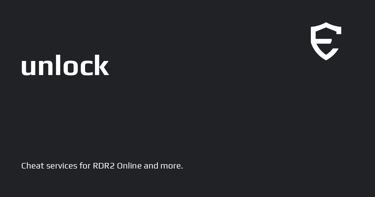 Exodus • Documentation • Unlock