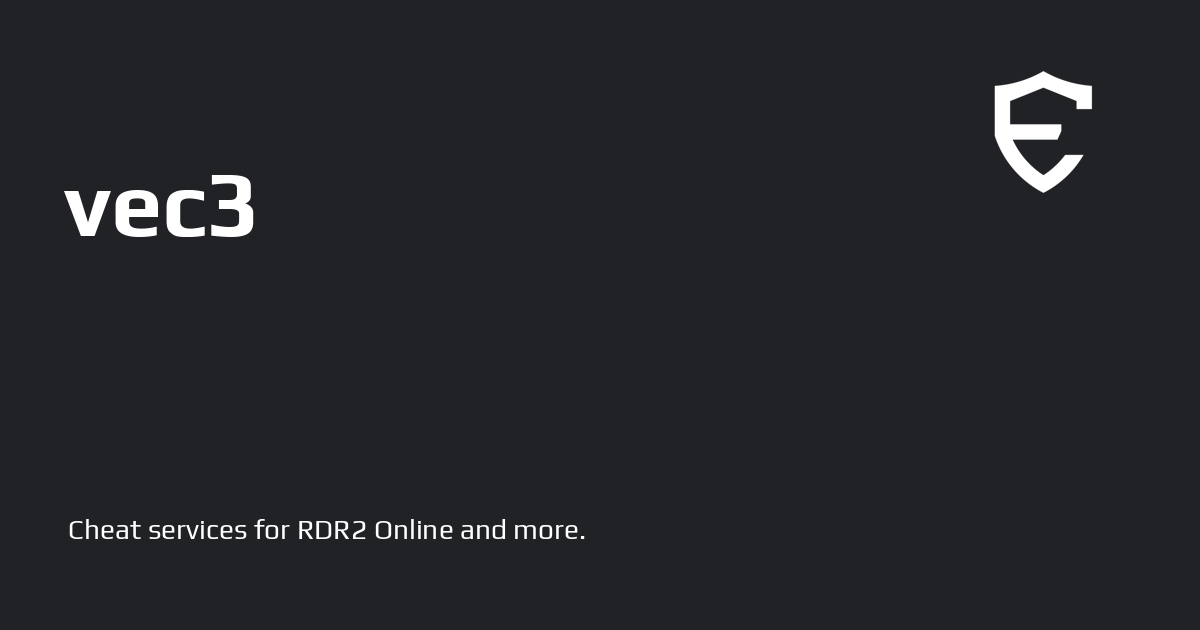 Exodus • Documentation • Vec3